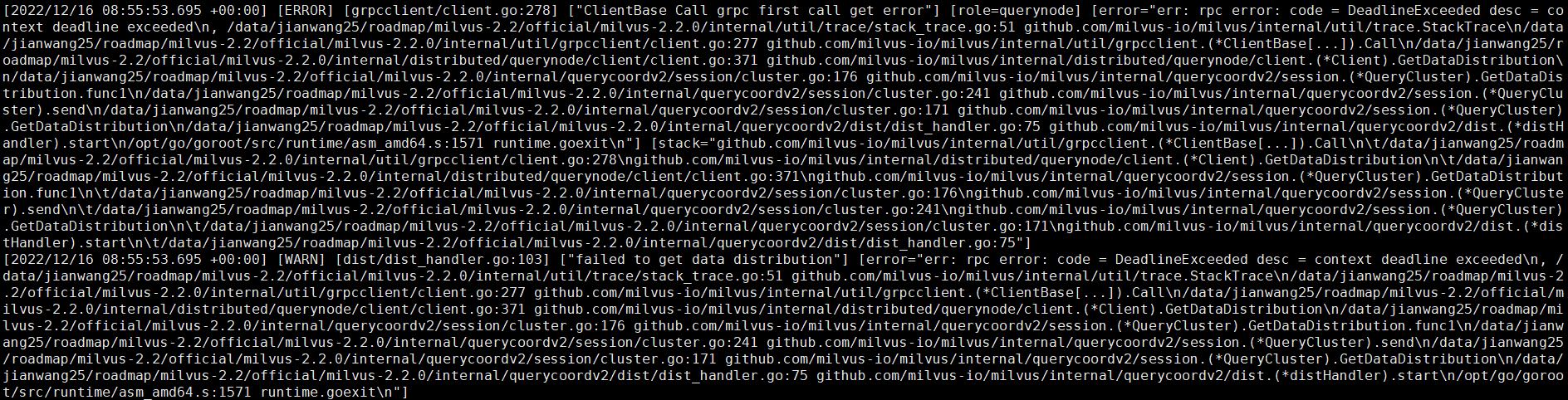 Bug Can Not Load When I Released Data · Issue 21285 · Milvus Io