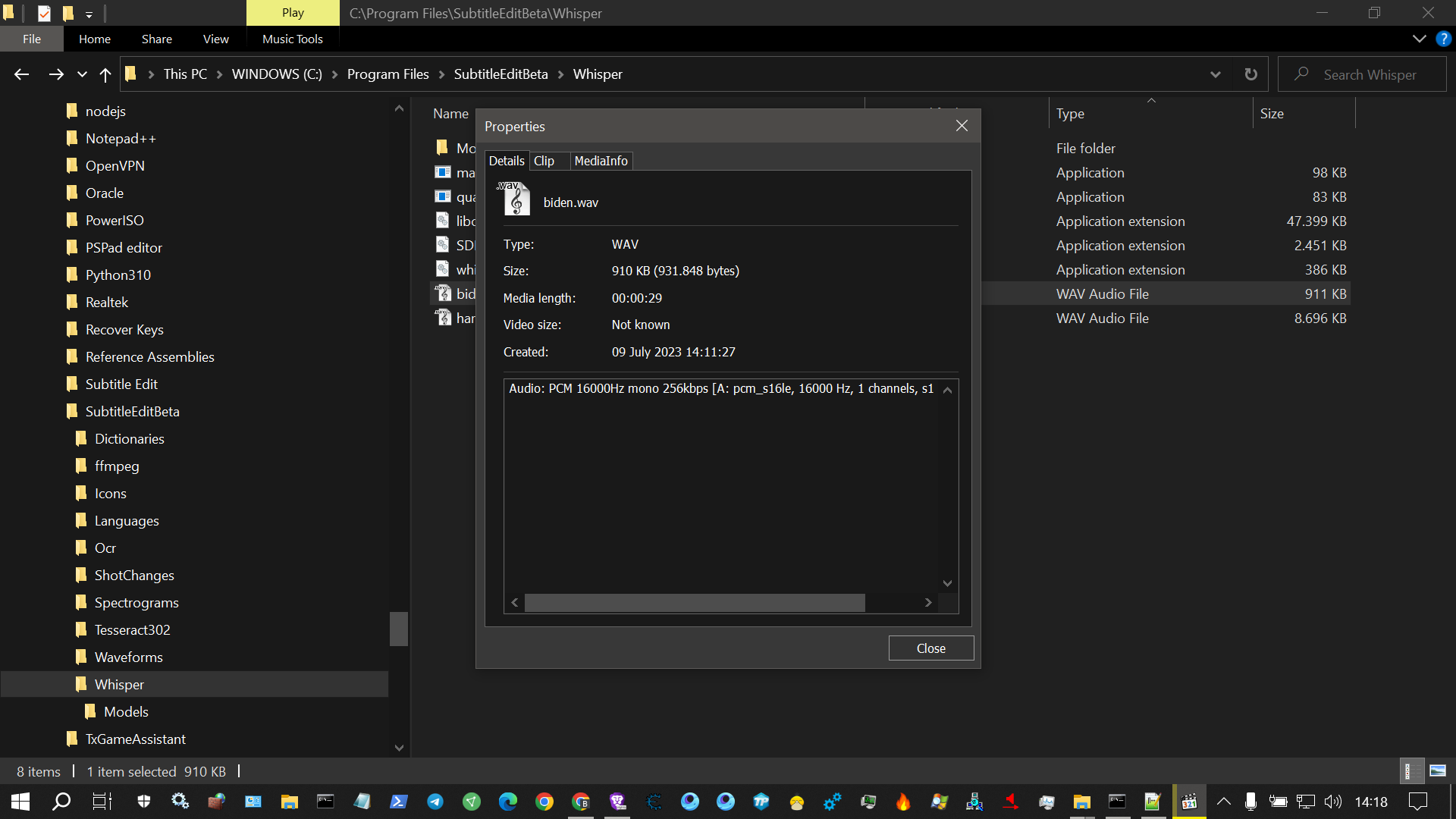 Whisper model download seems failed and No Text Found · Issue #7074 · SubtitleEdit/subtitleedit ...