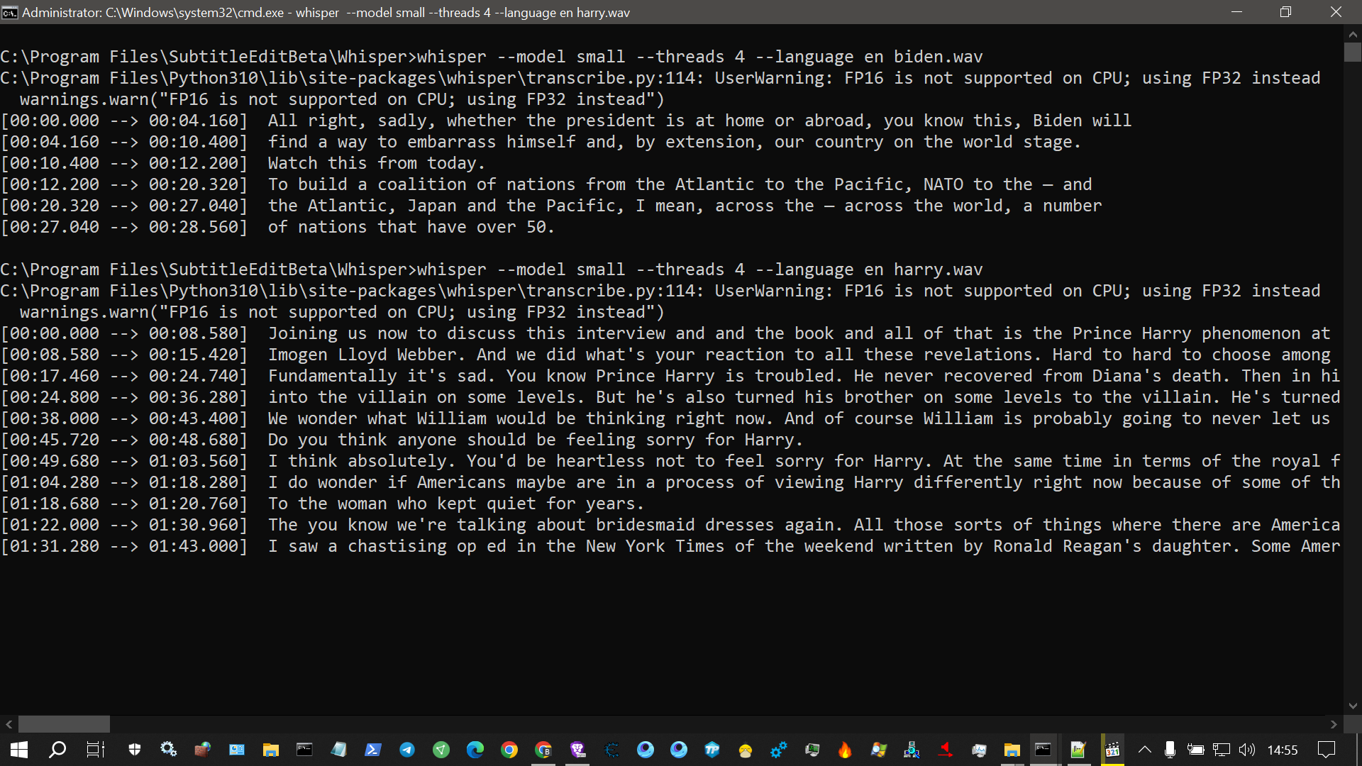 Whisper model download seems failed and No Text Found · Issue #7074 · SubtitleEdit/subtitleedit ...