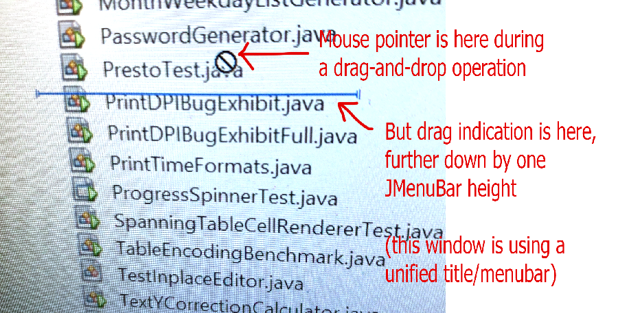 JRootPane glasspanes get incorrect bounds, breaking SwingUtilities.convertPoint (on Windows ...
