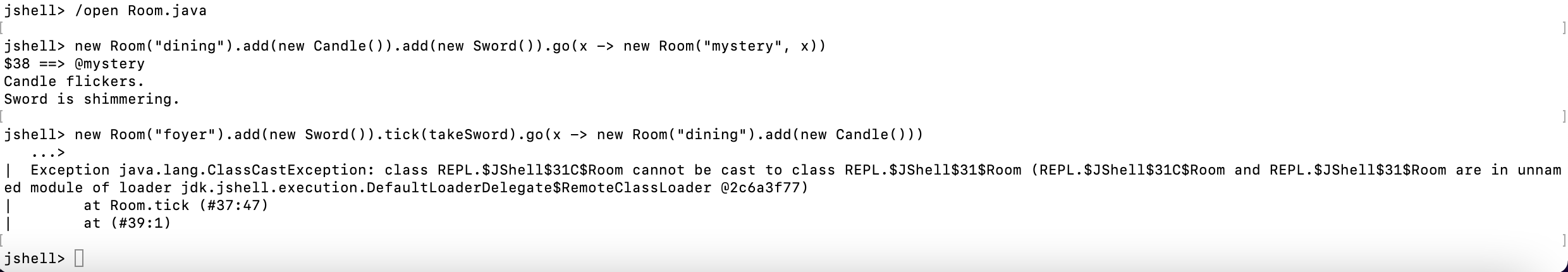 Lab 8 Javalangclasscastexception · Issue 253 · Nus Cs20302122 S2 · Github