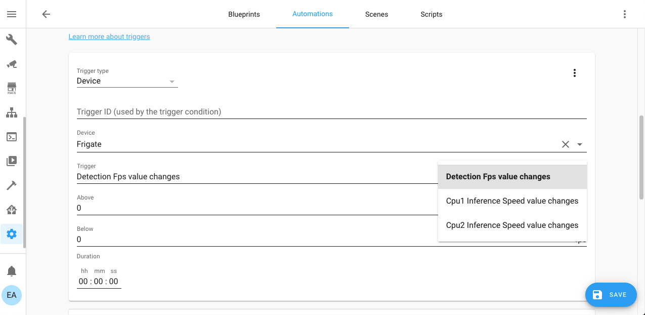 Entities Unavailable in Frigate Integration · Issue #1492 · blakeblackshear/frigate · GitHub
