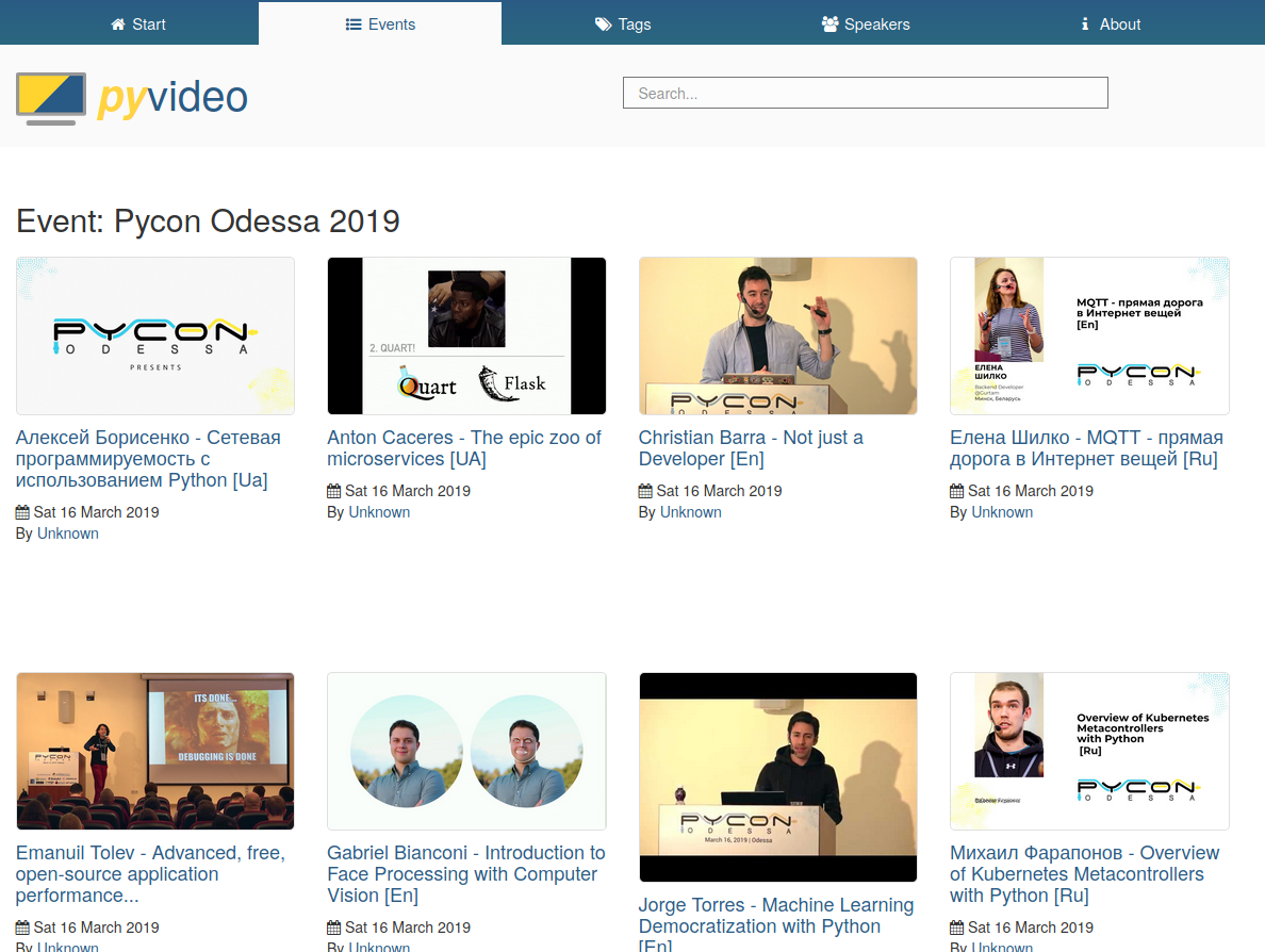 pycon-odessa-2019 aleksei-borisenko... not generated · Issue #256 · pyvideo/pyvideo · GitHub