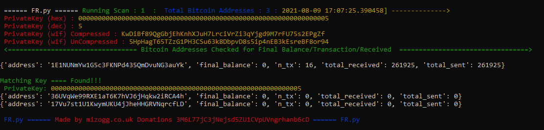 GitHub - Mizogg/FR.py-Full-Random-Bitcoin-Hunter: FR.py Full Random ...