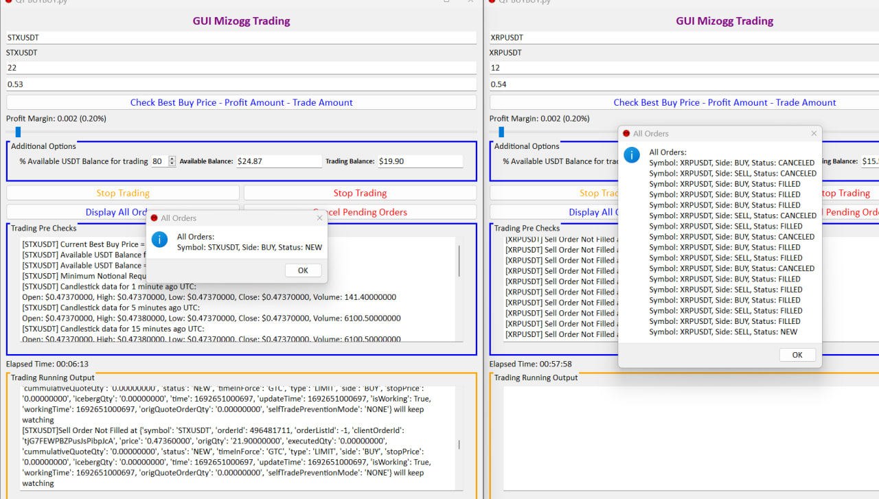 GitHub - Mizogg/QTBUY: Binance GUI Trade Bot