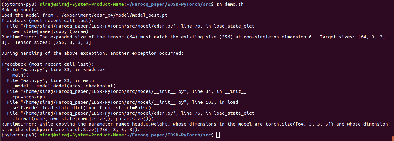 Testing Error · Issue 202 · Sanghyun Sonedsr Pytorch · Github 7811