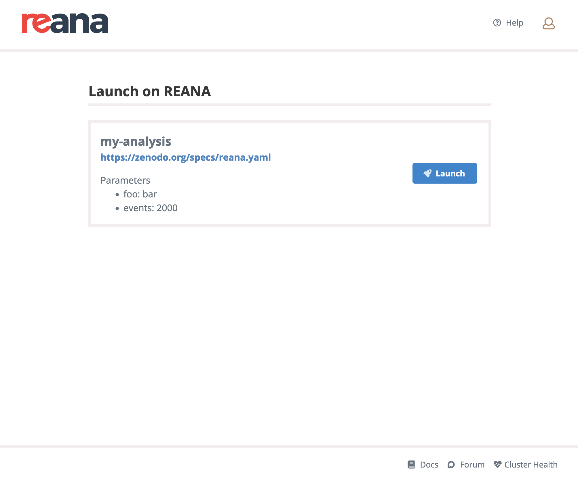 launcher: prettify landing page · Issue #231 · reanahub/reana-ui · GitHub