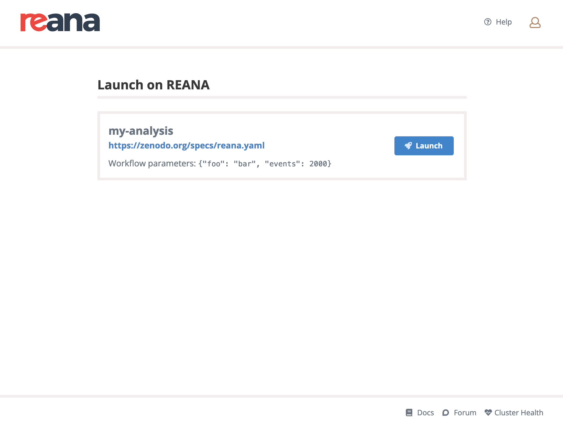 launcher: prettify landing page · Issue #231 · reanahub/reana-ui · GitHub