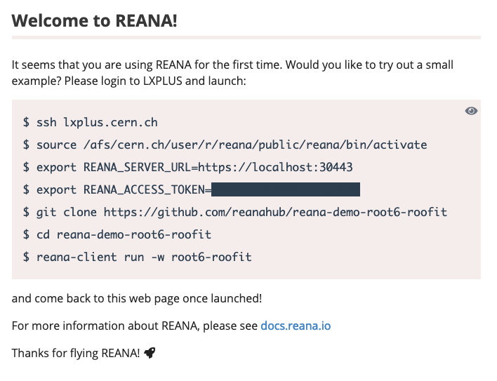 ui: make welcome page more generic and customizable · Issue #115 · reanahub/reana-ui · GitHub