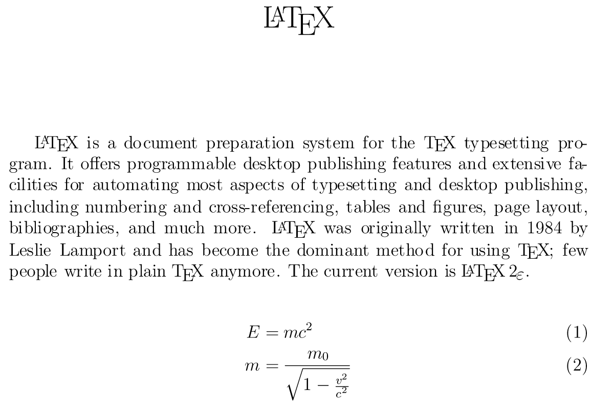 How To Get Latex looking Documents In Microsoft Word