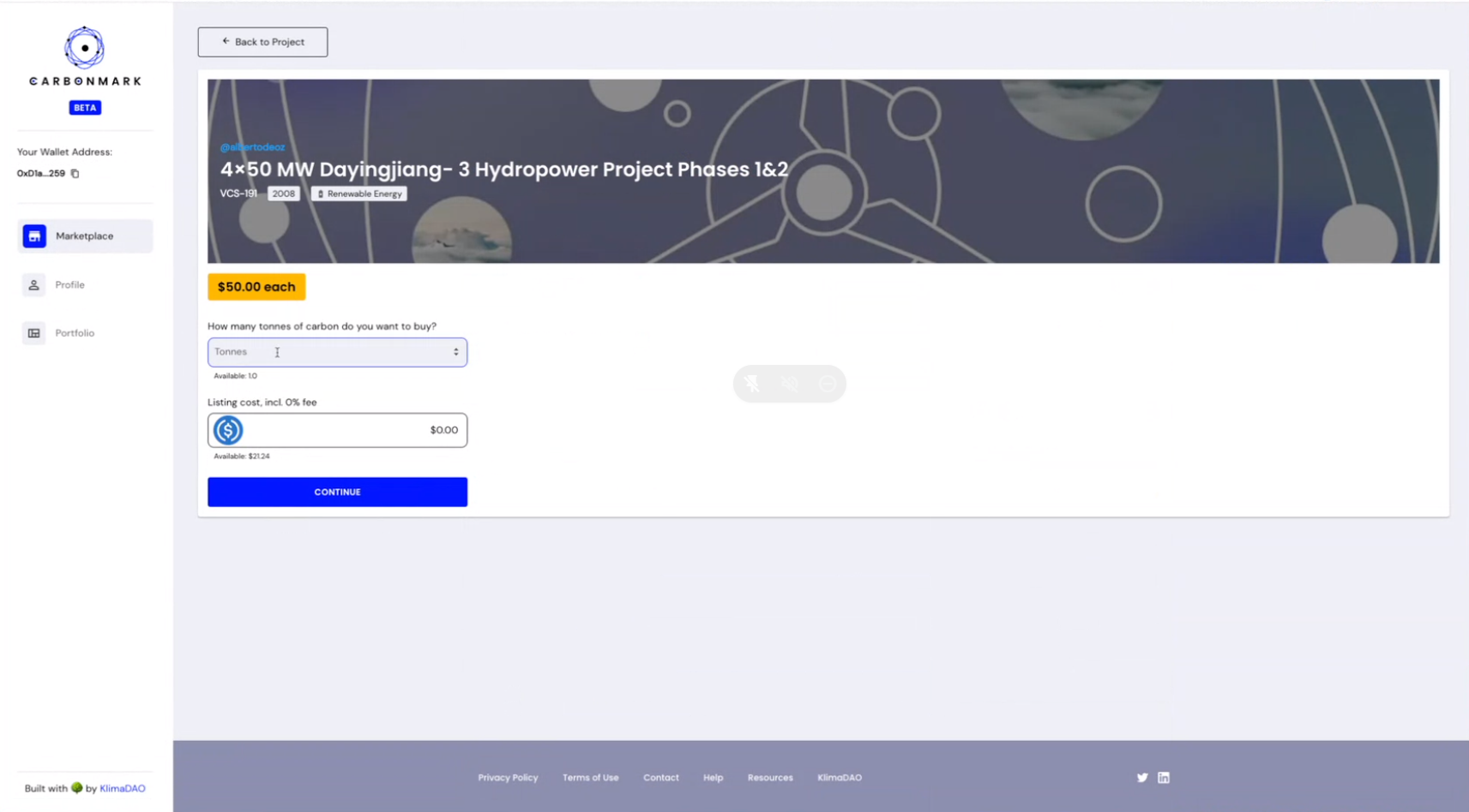 [purchase] Listing purchase page needs a width constraint / grid column · Issue #1113 · KlimaDAO ...