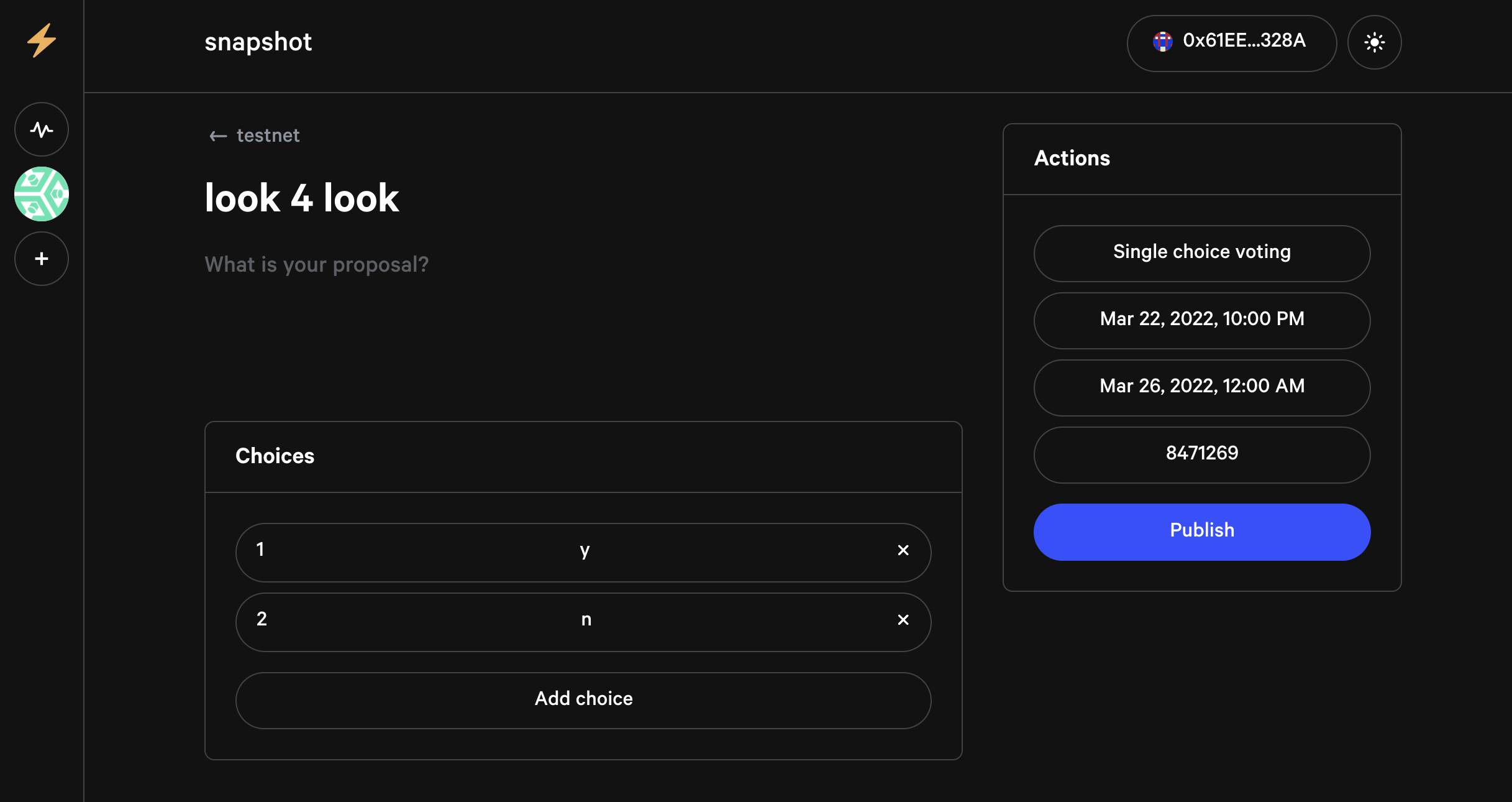 Can not set snapshot block number · Issue #1977 · snapshot-labs/snapshot-v1 · GitHub