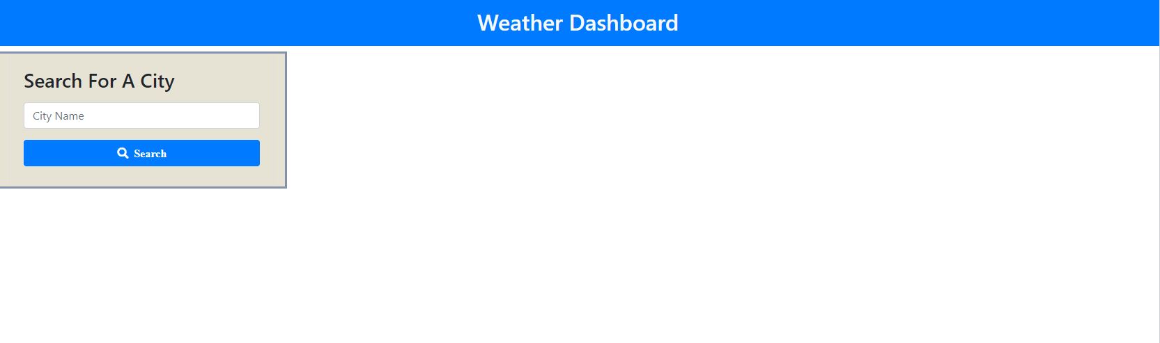 GitHub - sonali-sohoni/weather-dashboard