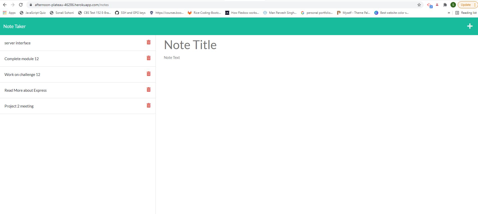 GitHub - sonali-sohoni/note-taker