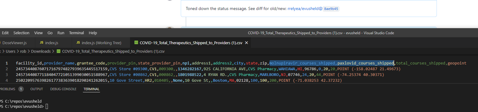 adapt to data feed changes of 3/16 · Issue #15 · rrelyea/evusheld-locations-history · GitHub