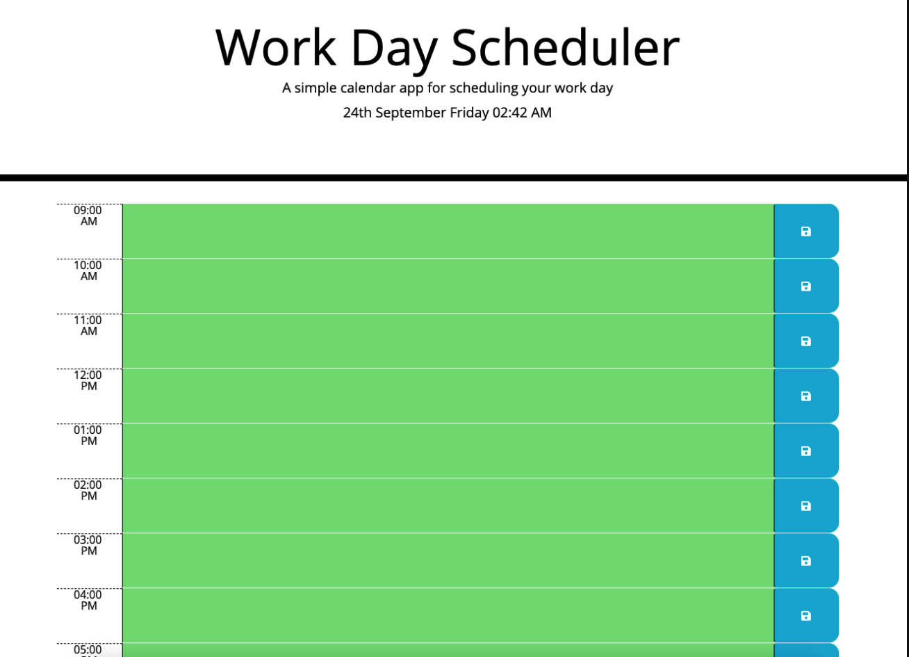 GitHub - kashpateltech/workdayscheduler: A simple workday scheduler ...