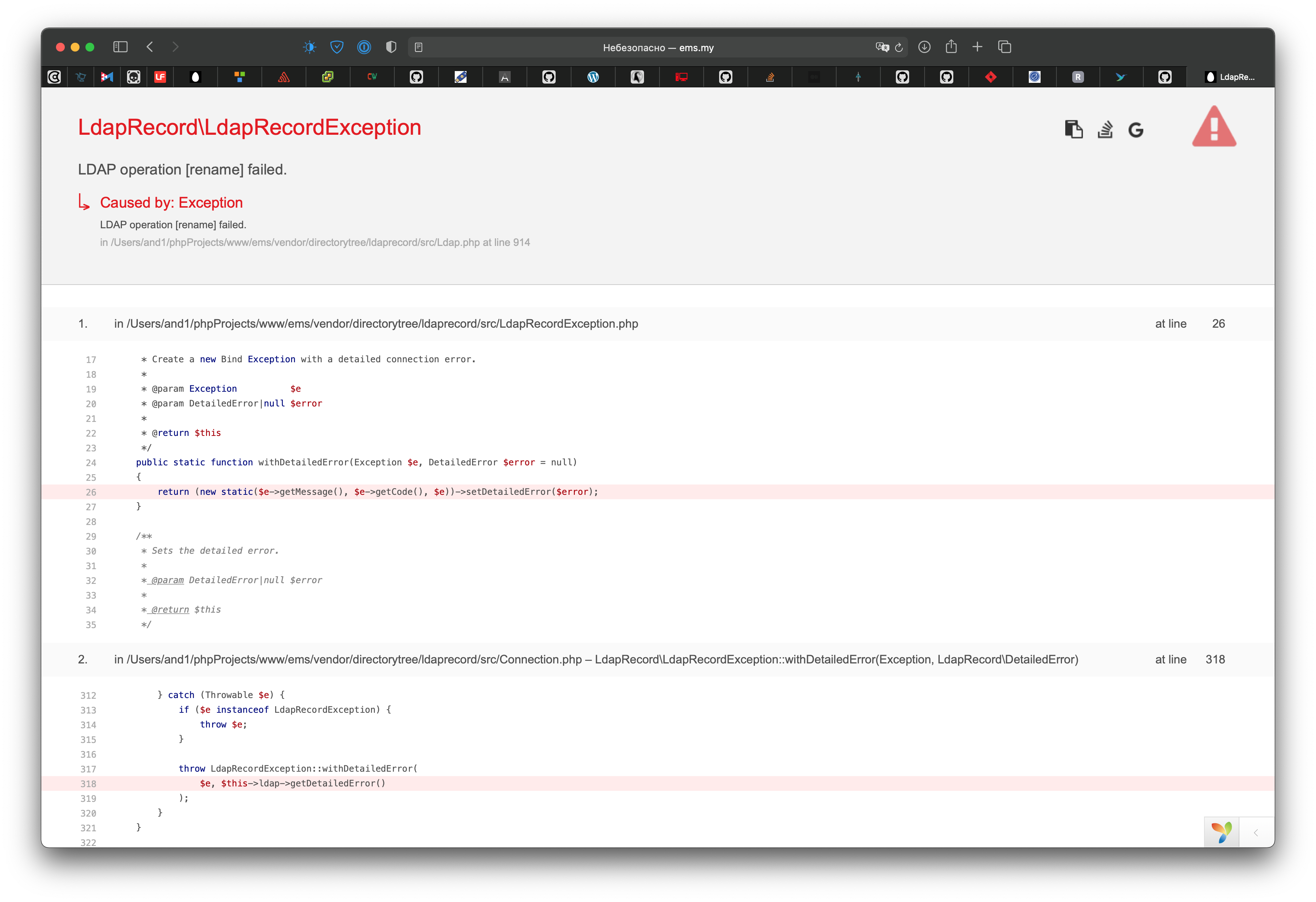 [Bug] 'LDAP operation [rename] failed.' OpenLdap · Issue #237 · DirectoryTree/LdapRecord · GitHub