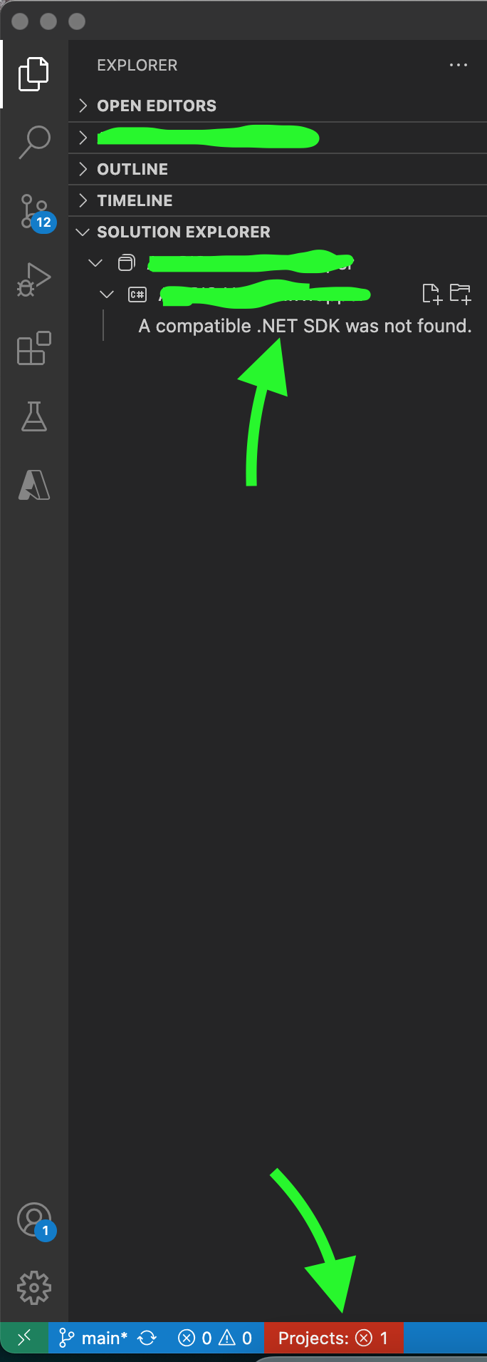 The New Solution Explorer In Vs Code Is Not Loading The Project Files · Issue 86 · Microsoft