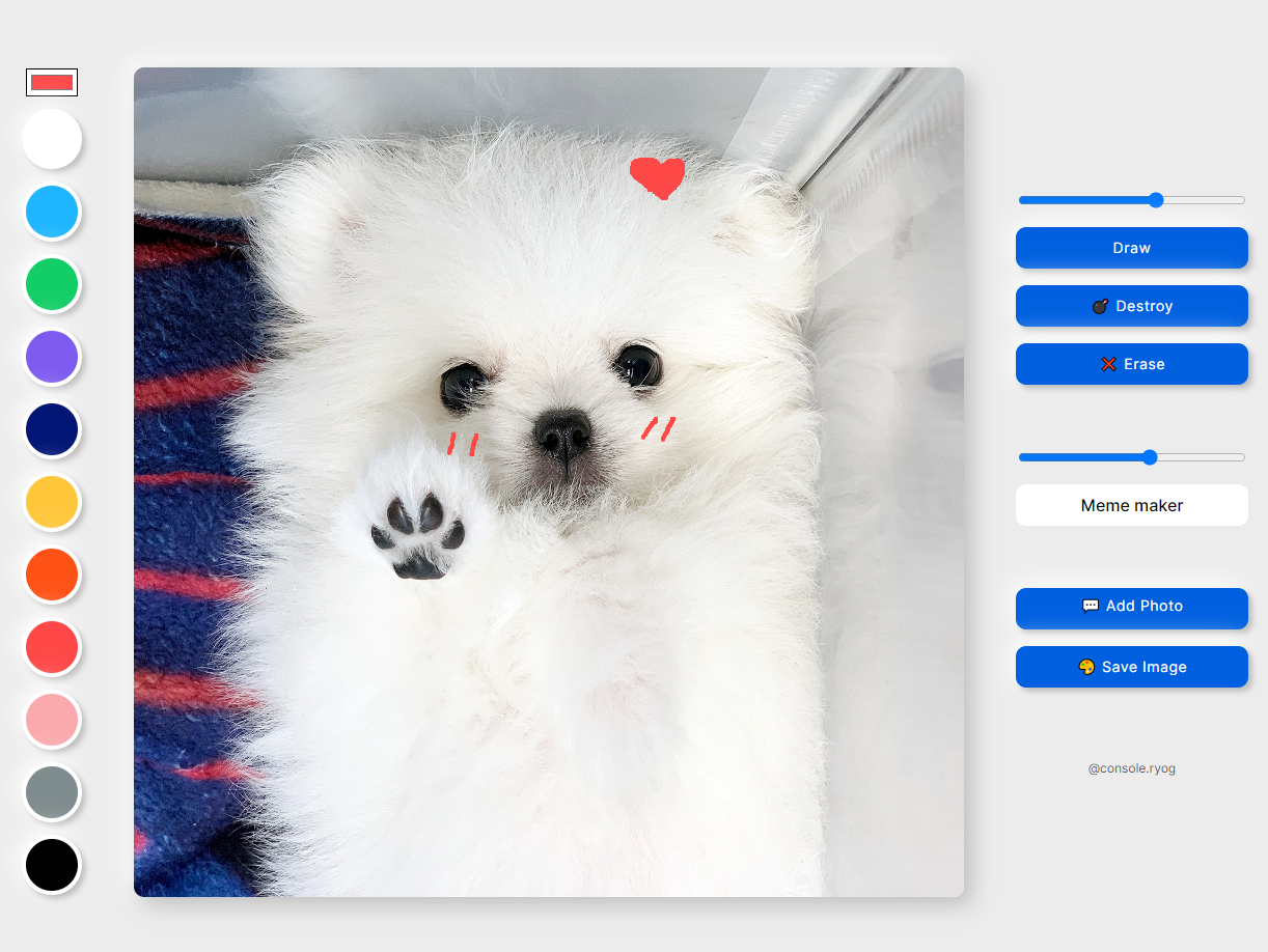 GitHub - rwony/meme-maker: Painting Board and Meme maker made with ...