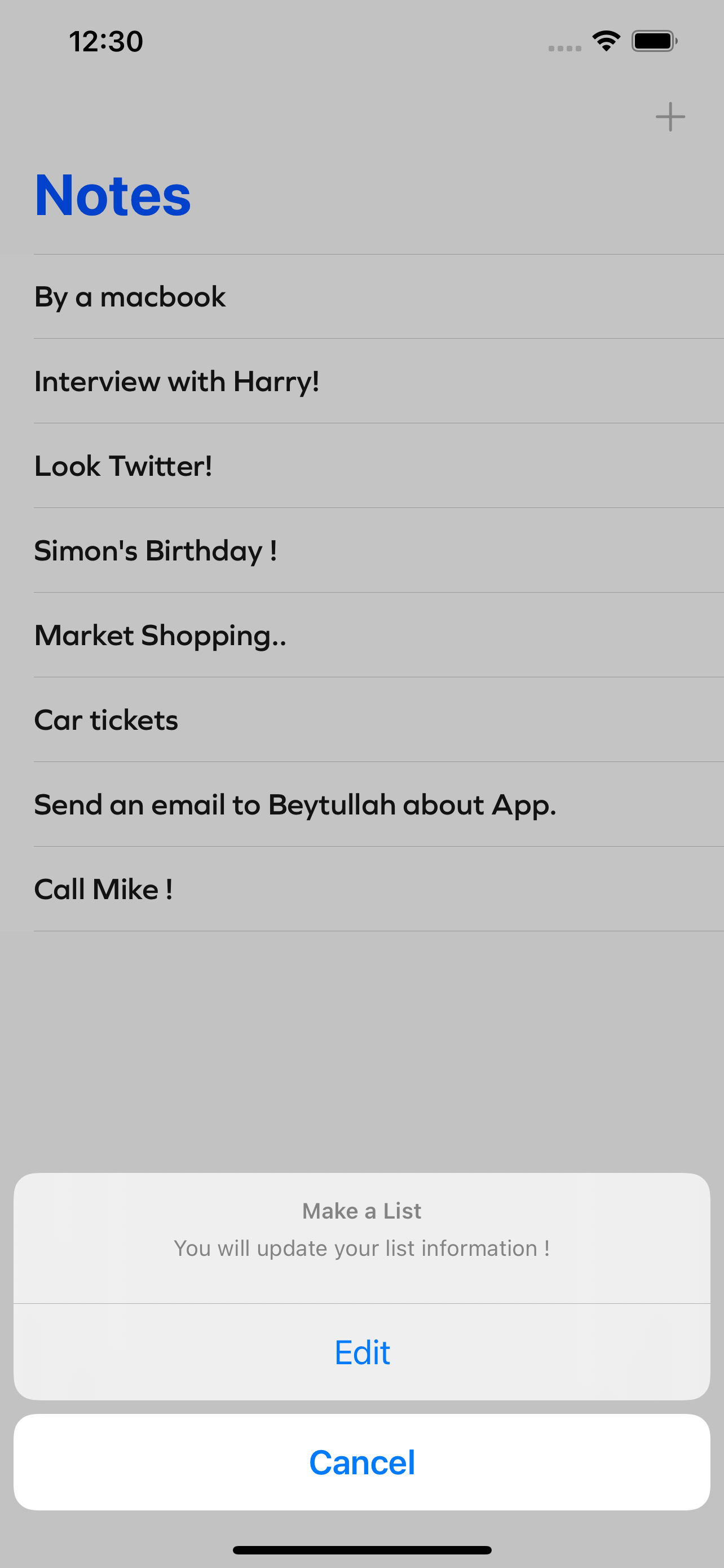 GitHub - beytullahozer/make-a-list