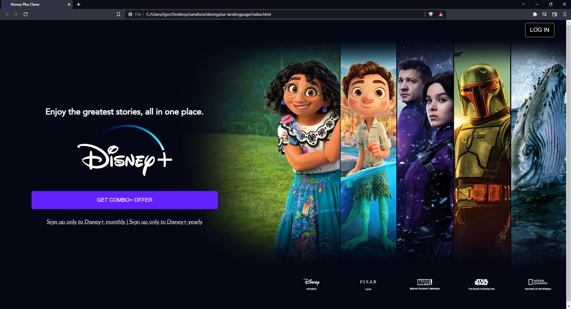 GitHub - devIgor1/disneyplus-landingpage-clone