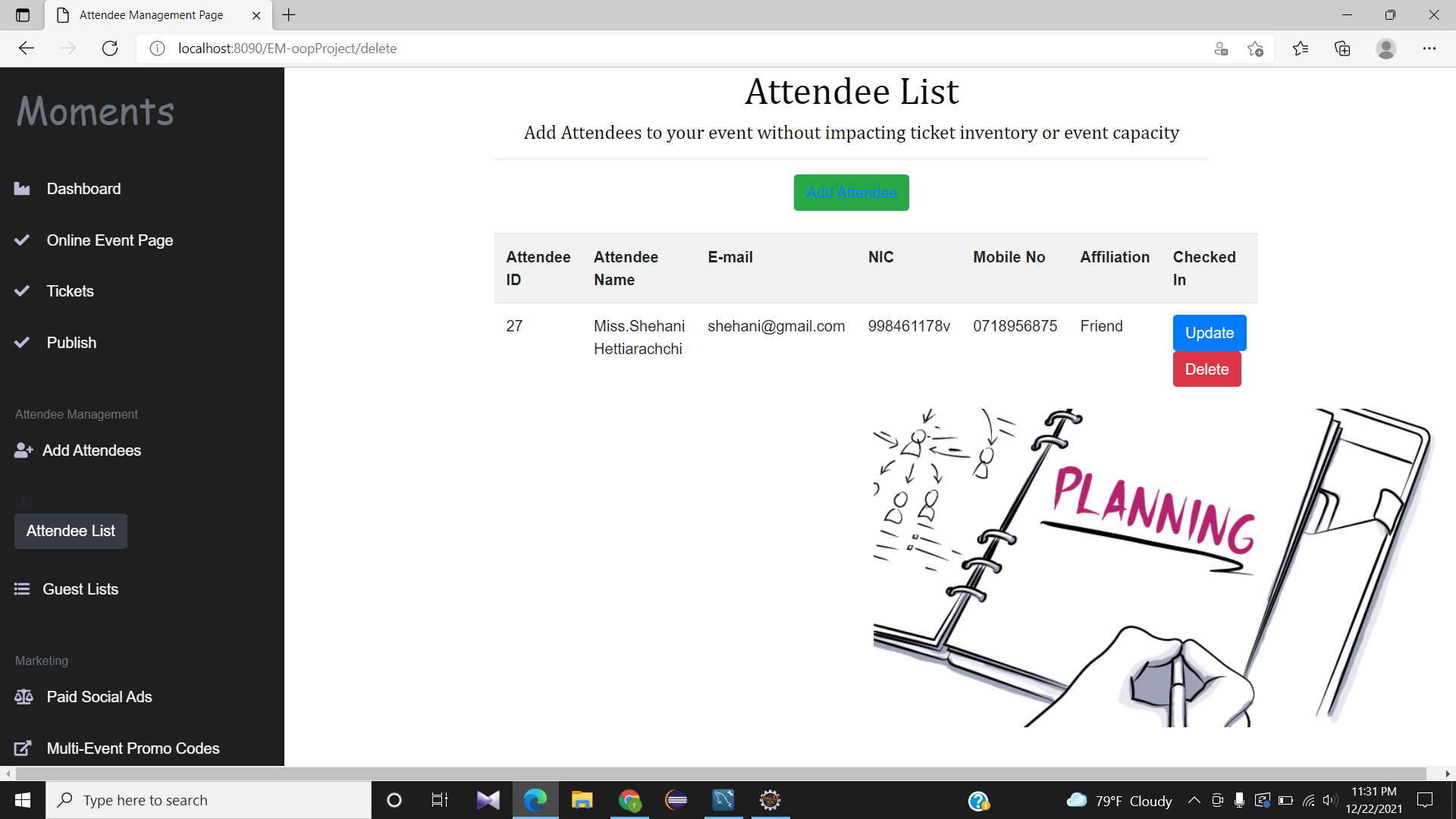 GitHub - ShehaniHettiarachchi/Event-Management-System: This is a group ...