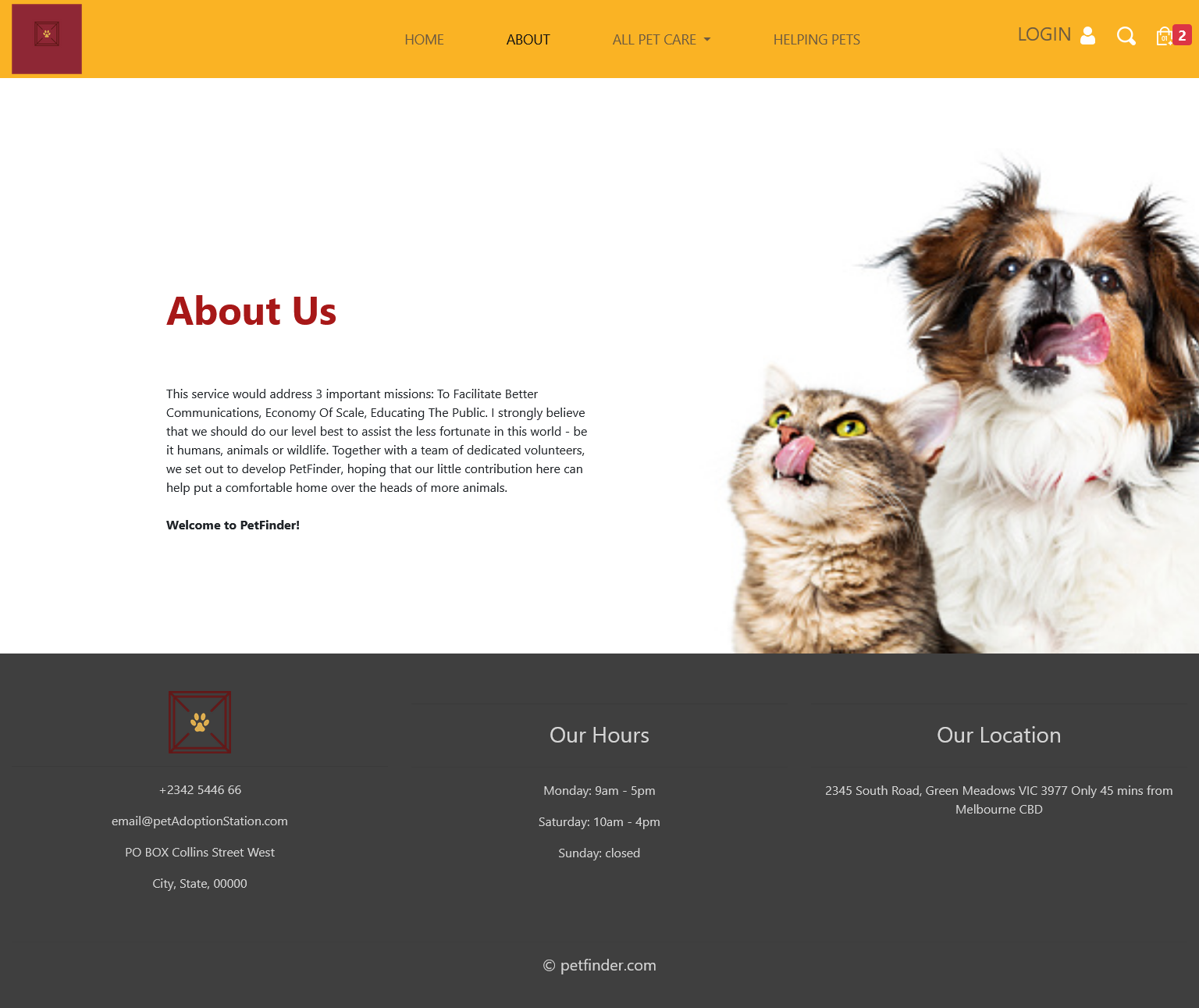 GitHub - kileyy/project_petfinder