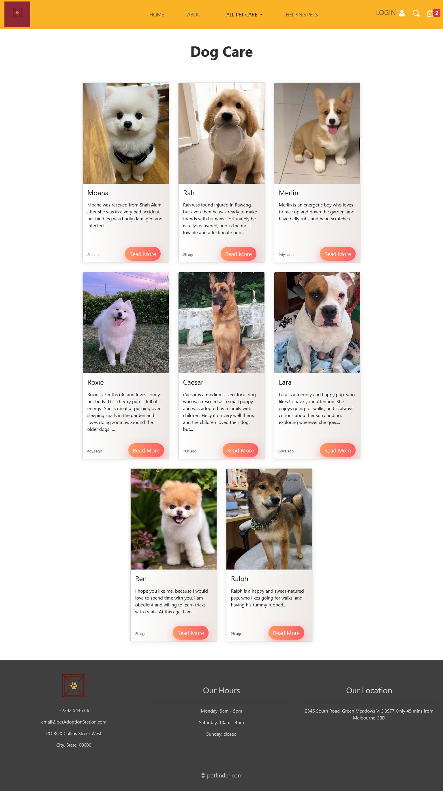 GitHub - kileyy/project_petfinder