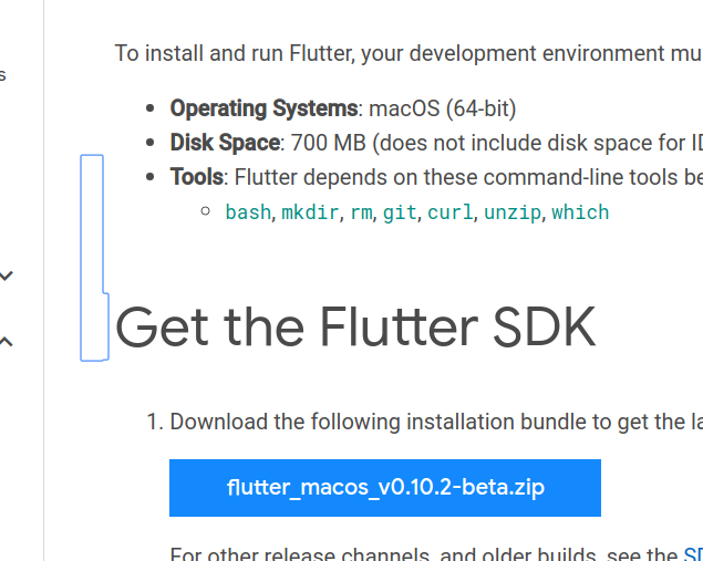 getting started page has weird highlighting of anchor · Issue #1712 · flutter/website · GitHub