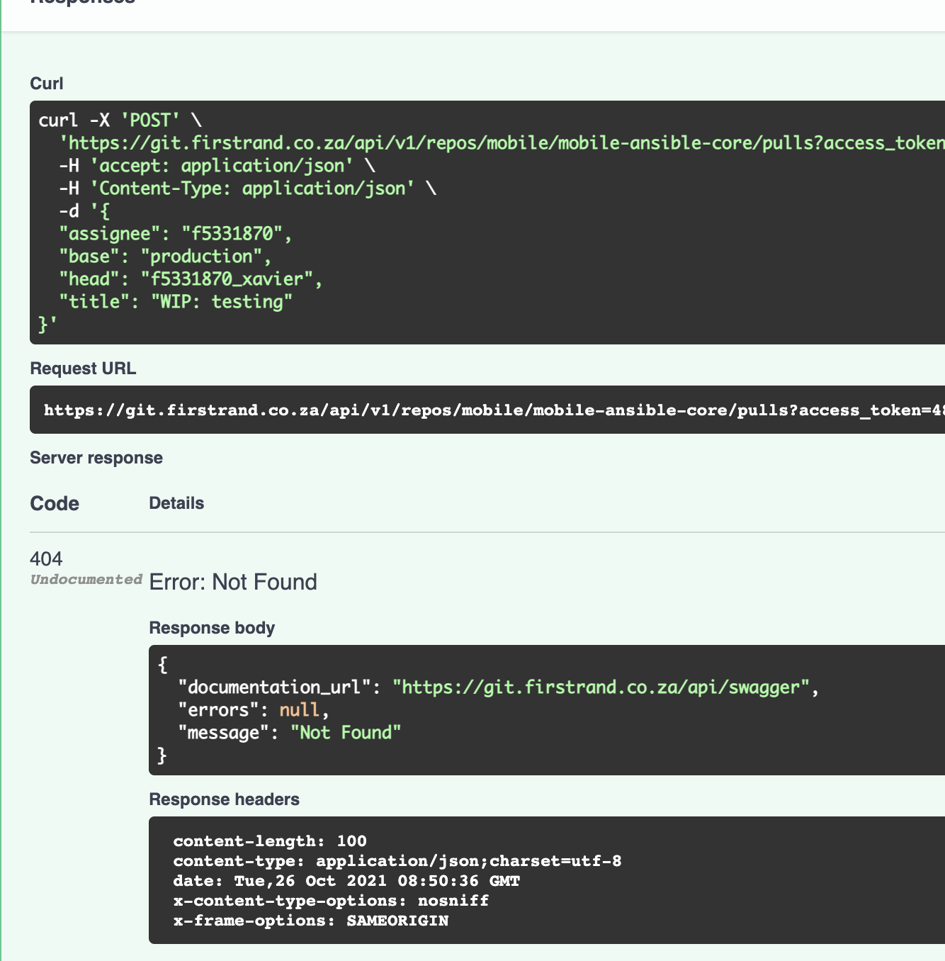 API call to create pull request removed in Gitea 1.15.5 · Issue #17439 · go-gitea/gitea · GitHub