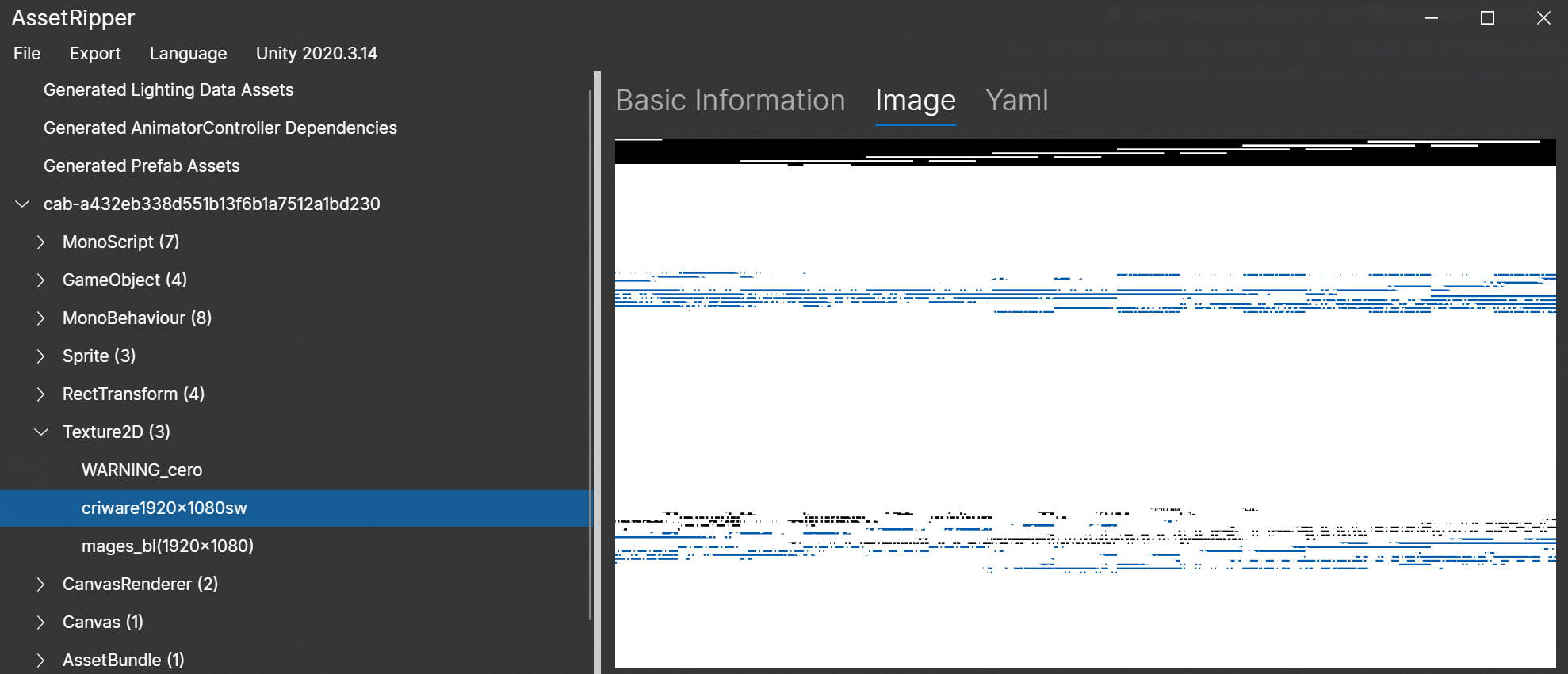 [Bug]: Texture2D Image Glitch · Issue #725 · AssetRipper/AssetRipper · GitHub