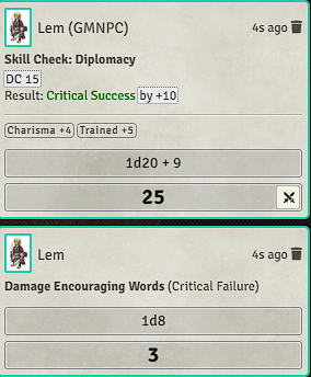Encouraging Words Macro Bug · Issue #7033 · foundryvtt/pf2e · GitHub