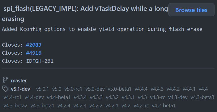 Tracing back to esp-idf change · Issue #1040 · platformio/platform-espressif32 · GitHub