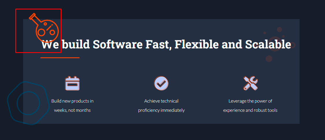 Home | Correct section "We build Software Fast, Flexible and Scalable" · Issue #1231 ...