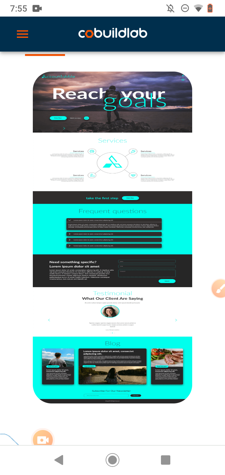 Portfolio Page - Mobile · Issue #1267 · cobuildlab/cobuildlab-web · GitHub