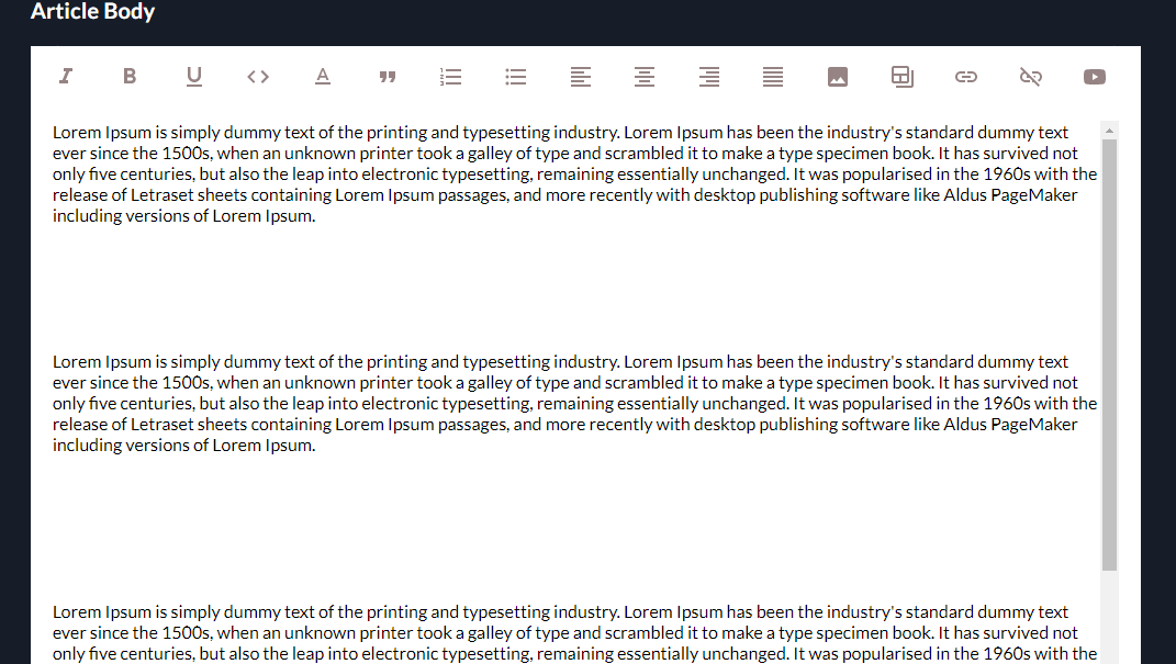 Article Editor | Line break · Issue #1443 · cobuildlab/cobuildlab-web · GitHub