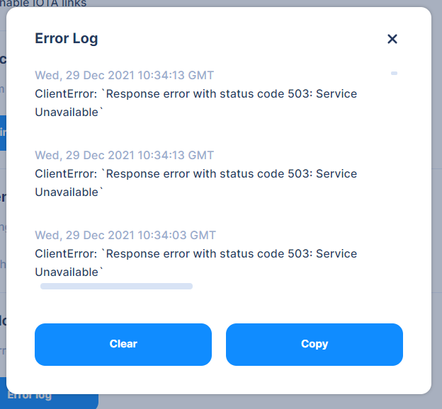 ClientError: `Response error with status code 503: Service Unavailable` · Issue #1965 ...