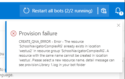 Publish skill with QnA KB in parent fails · Issue #5843 · microsoft/BotFramework-Composer · GitHub