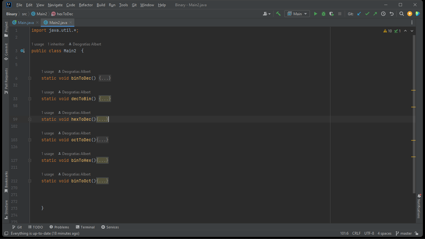 GitHub - DeoAlbert/BinaryNumbers
