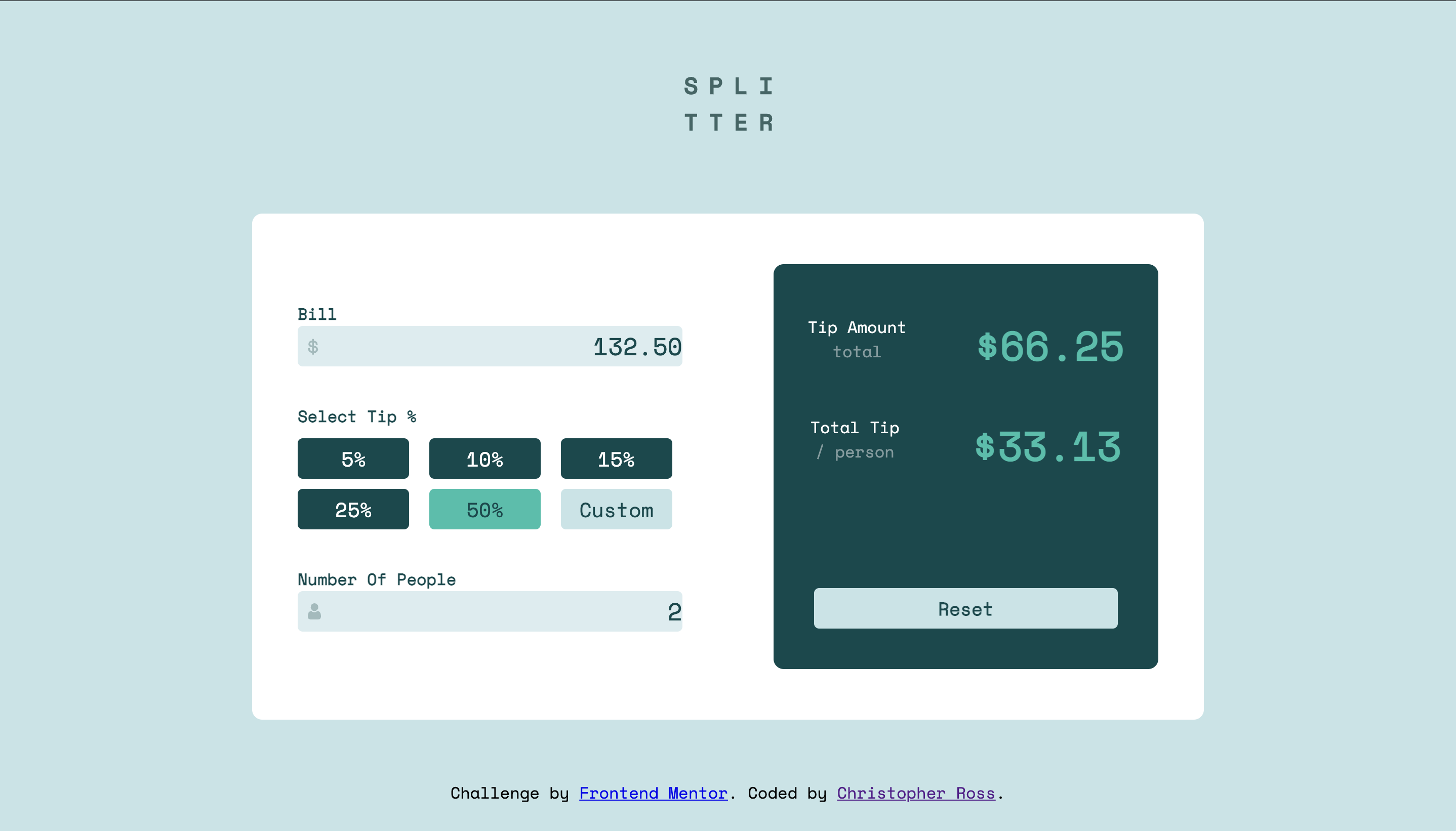 GitHub - Christopher-D-Ross/JS-Tip-Calculator-Application: This is a ...