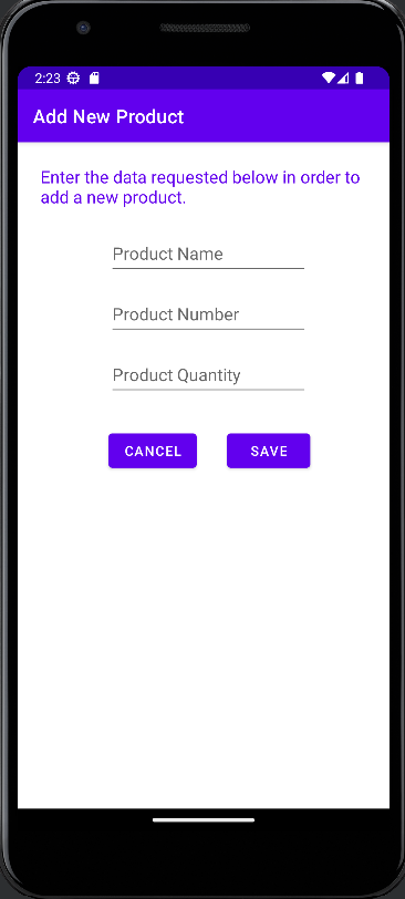 GitHub - slate2b/Inventory_System: Android mobile app to manage product inventory. The app ...