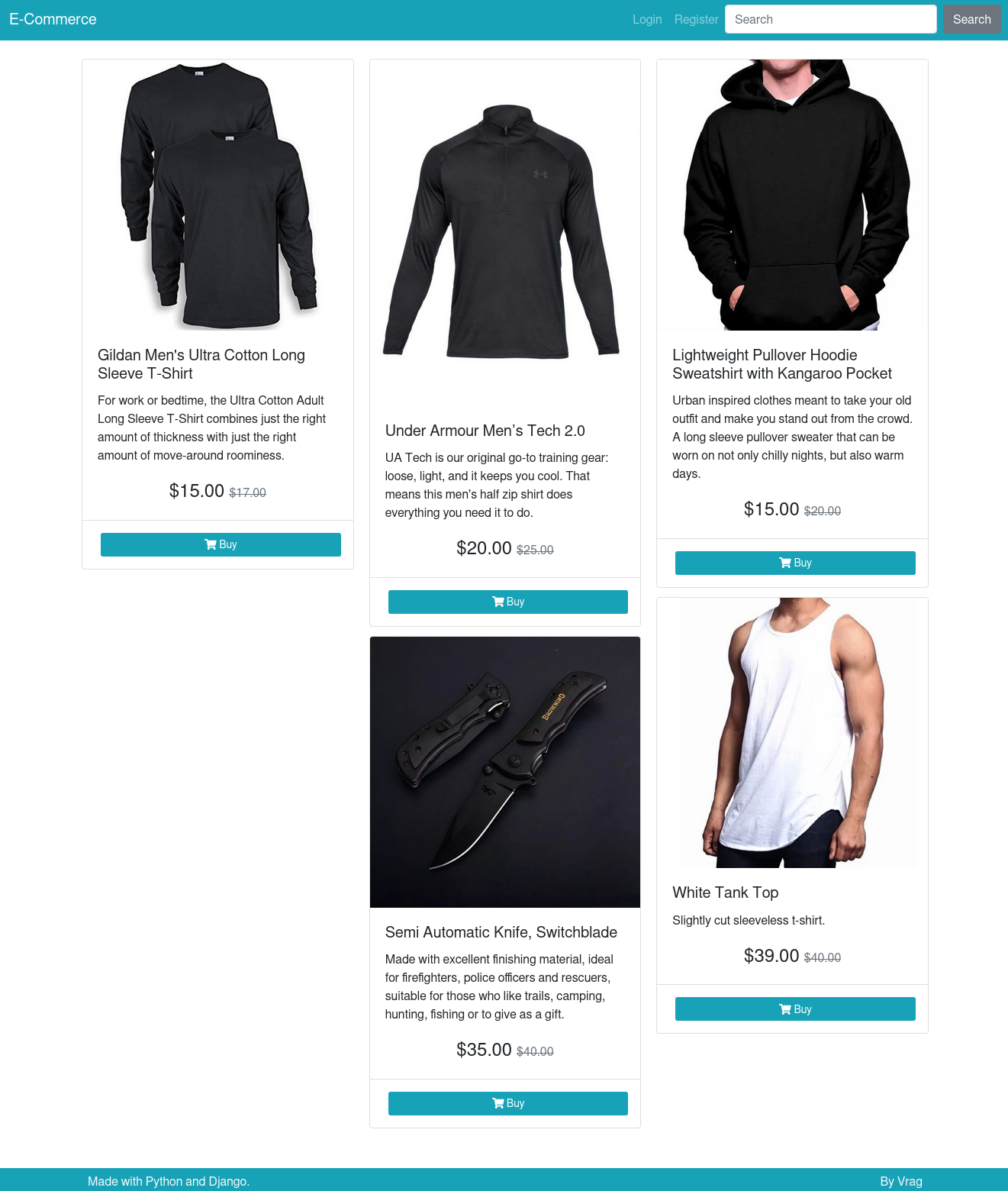 GitHub - d-hcosta/Simple-Ecommerce: Simple ecommerce project, created ...