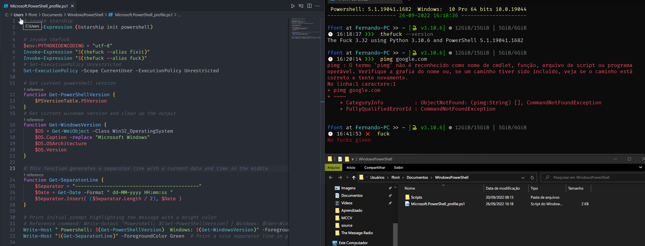 Output Is Always No Fucks Given On Windows Powershell · Issue 1333