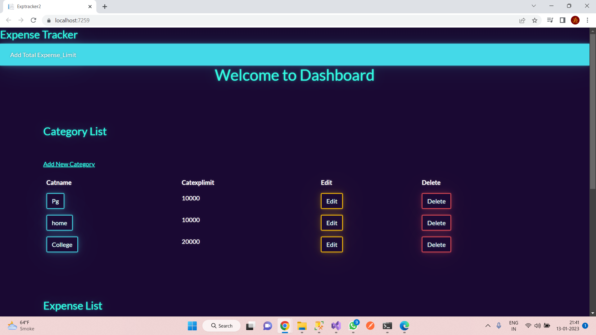 GitHub - dhruvit892000/ExpenseTracker: Expense Tracker