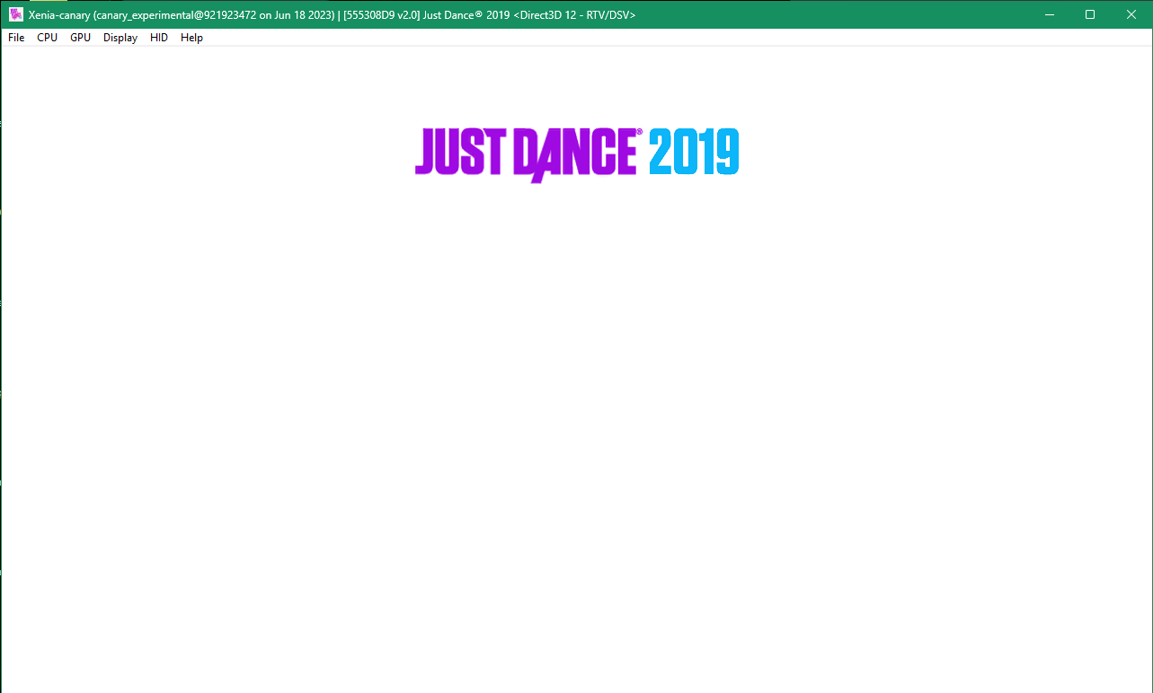 555308D9 - Just Dance 2019 · Issue #419 · xenia-project/issue-graveyard · GitHub