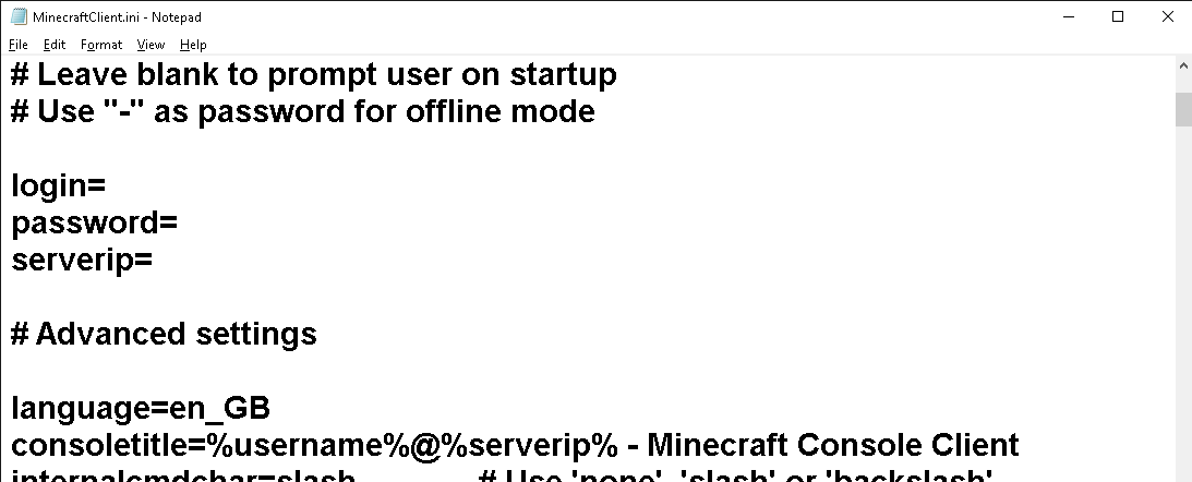 Not Able to login to console client. · Issue #1720 · MCCTeam/Minecraft-Console-Client · GitHub