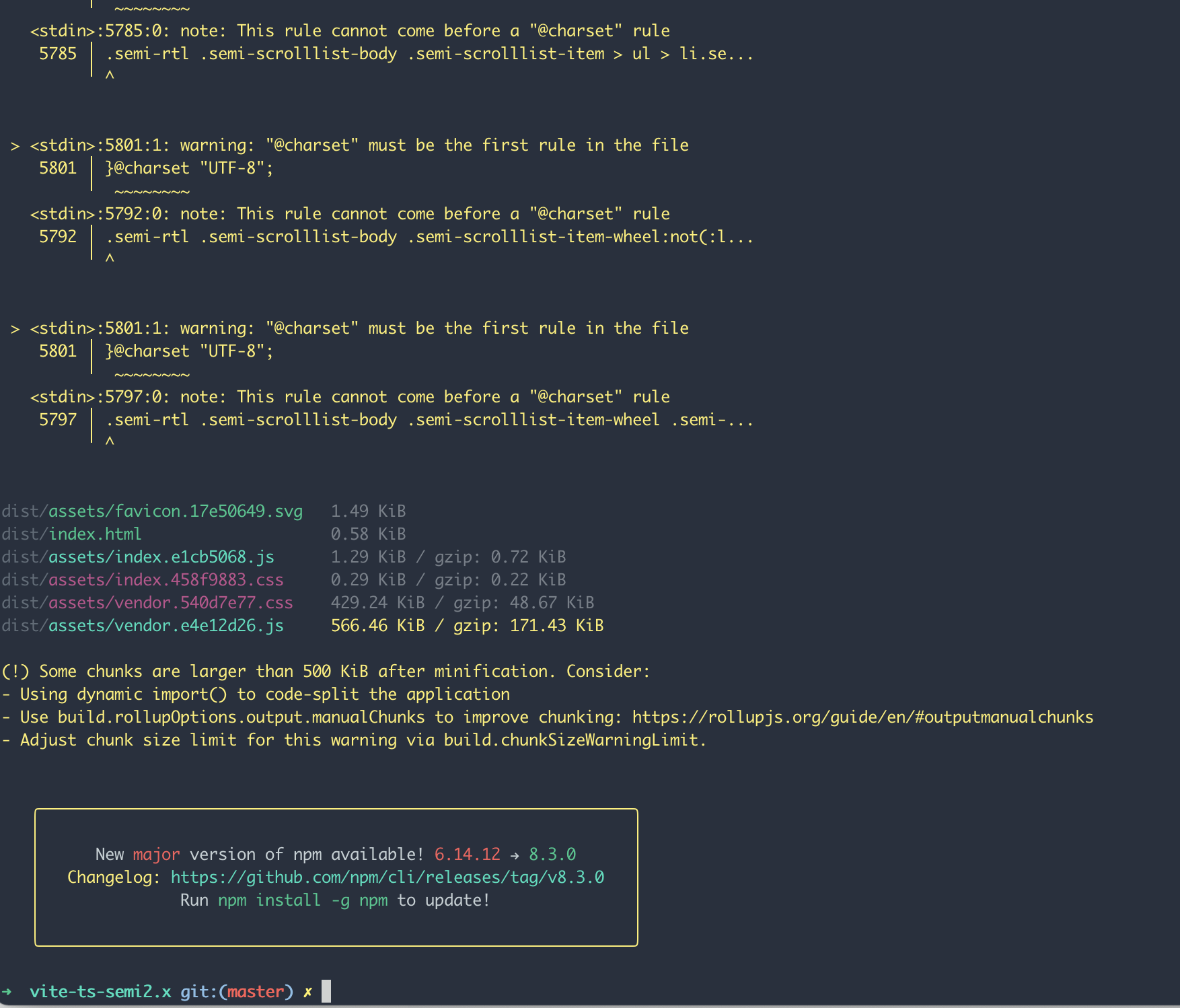 When building and packaging with Vite's default configuration, css ...