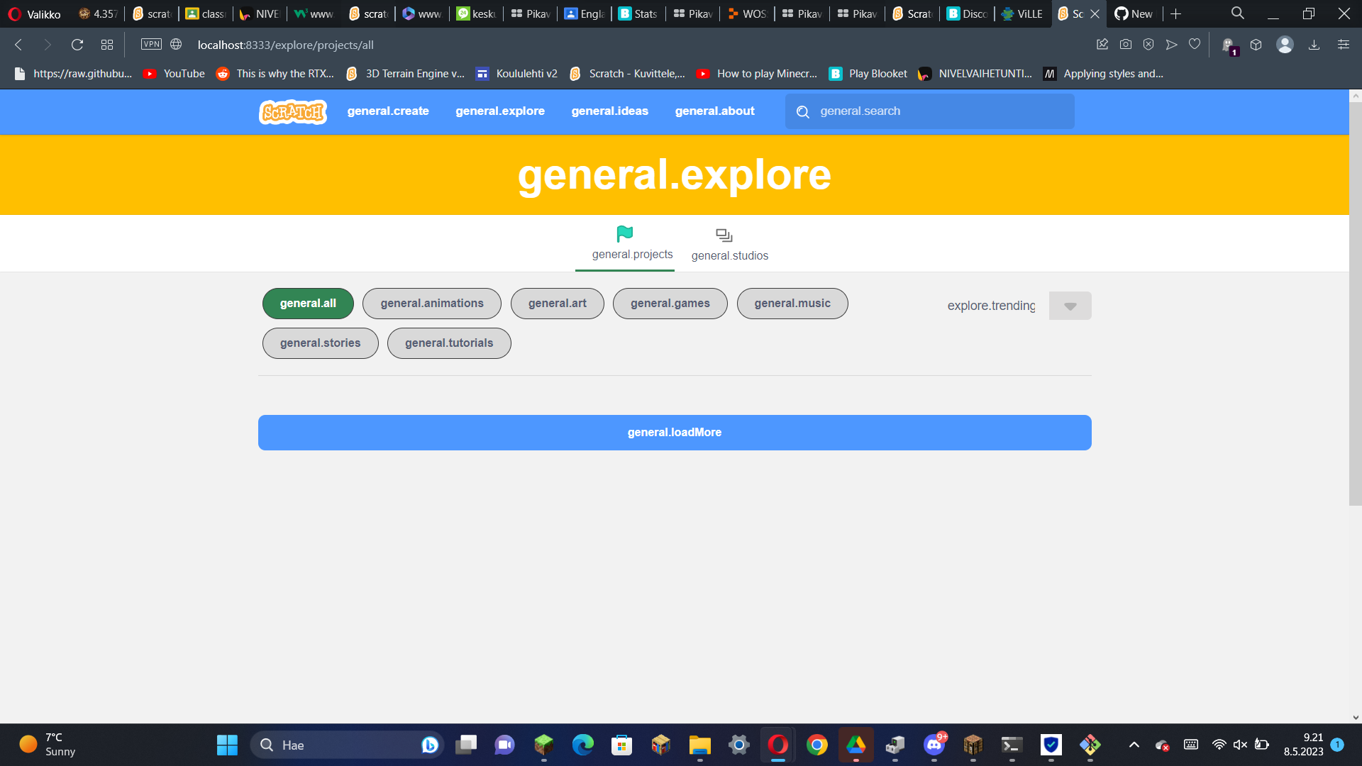 Generalexplore Instead Of Explore Etc · Issue 7585 · Scratchfoundationscratch · Github 