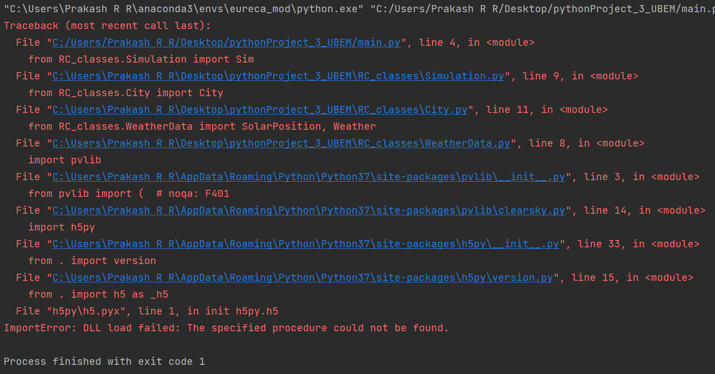 ImportError: DLL load failed: The specified procedure could not be found. · Issue #4 · BETALAB ...