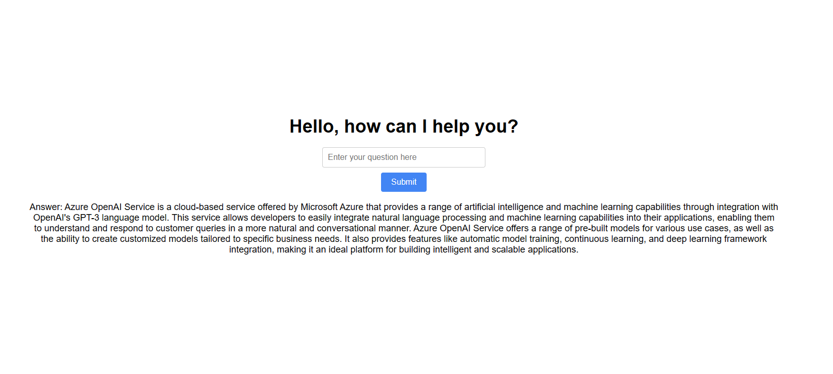 Github Ahmedalm1 Ai Assistant App With Aoai